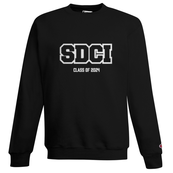 Twill Embroidered "SDCI 2024-1" Champion Crewneck – GRADWEAR