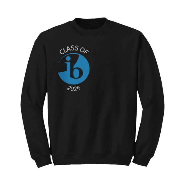 Screen Print "IB 2024 DESIGN ON BACK" GRADWEAR Crewneck