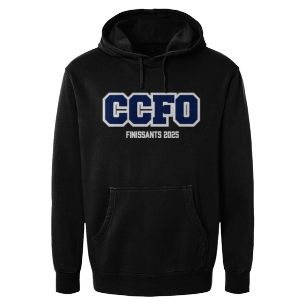 Twill Embroidered "CCFO 2025" GRADWEAR Hoodie