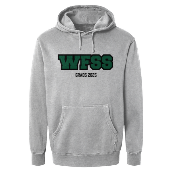 Twill Embroidered "WFSS 2025" GRADWEAR Hoodie