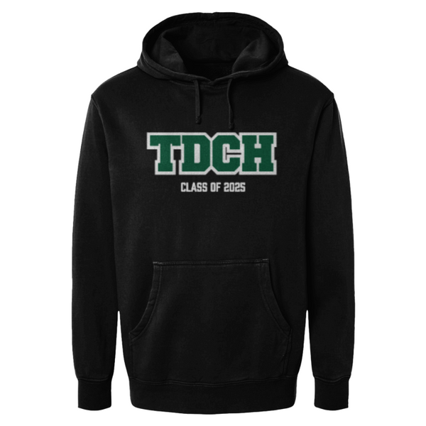 Twill Embroidered "TDCH 2025" GRADWEAR Hoodie