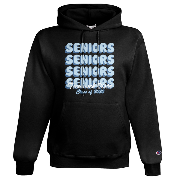 Screen Print "SENIORS**DESIGN ON BACK**" Champion Hoodie – GRADWEAR